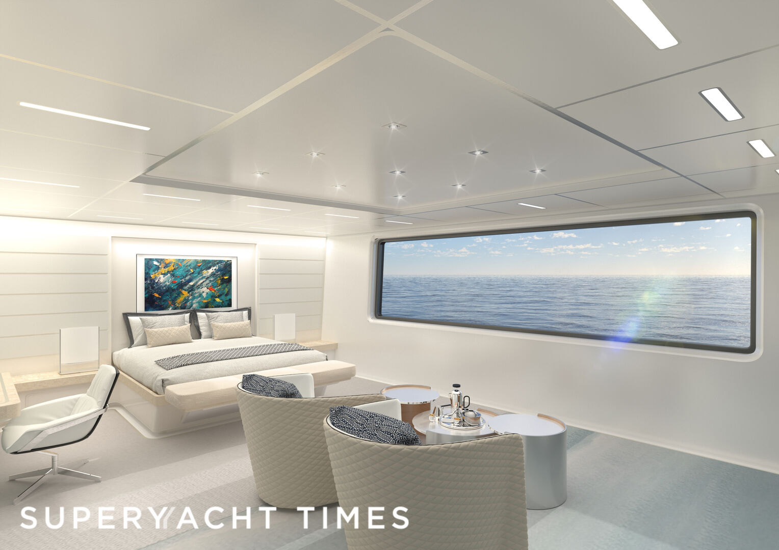 Bloom: The 83m open-plan superyacht concept from Gill Schmid Design