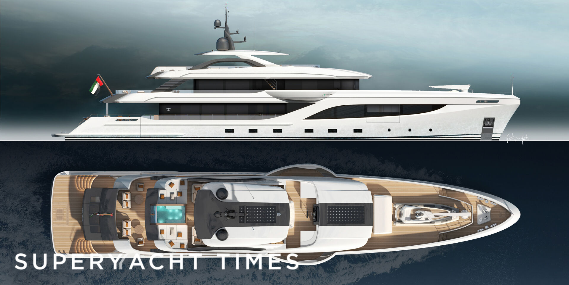 First hull of the 50m Gulf Craft Majesty 160 superyacht sold