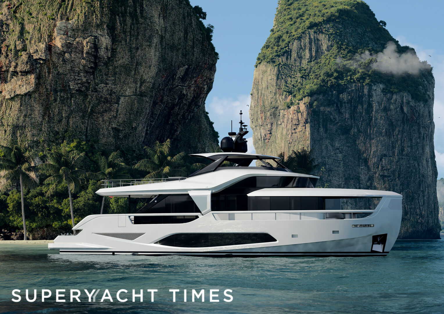 Ferretti unveils new 24m INFYNITO 80 yacht with an ‘all-seasons’ terrace