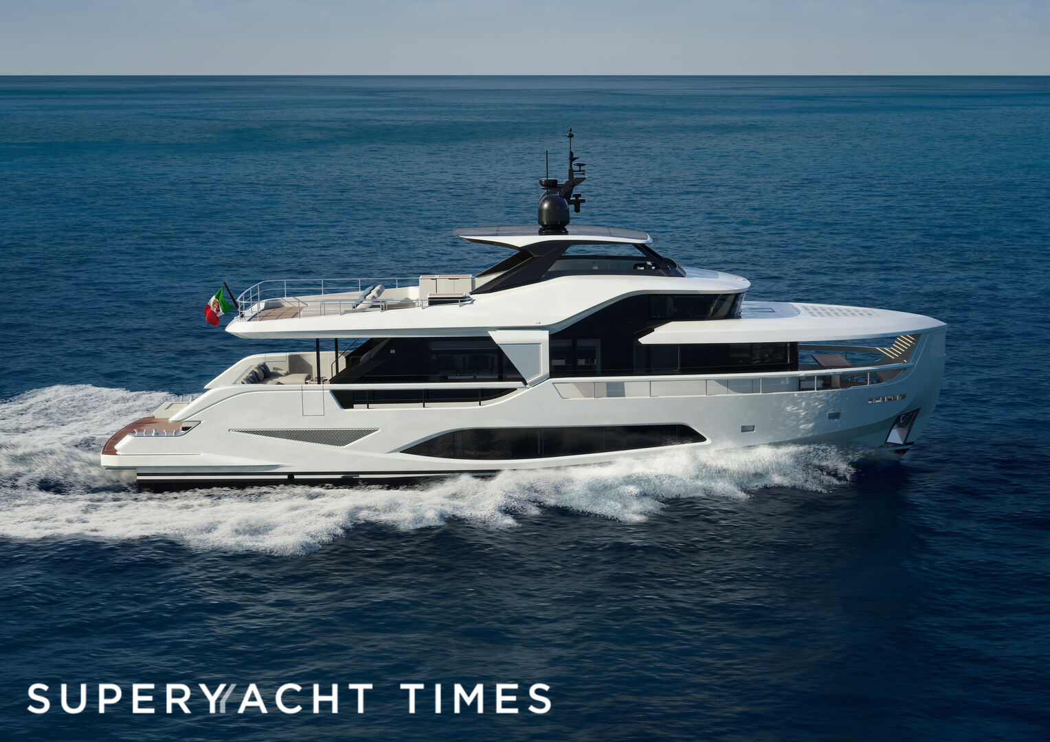 Ferretti unveils new 24m INFYNITO 80 yacht with an ‘all-seasons’ terrace