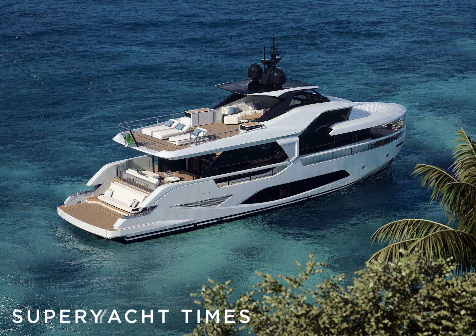 Ferretti unveils new 24m INFYNITO 80 yacht with an ‘all-seasons’ terrace