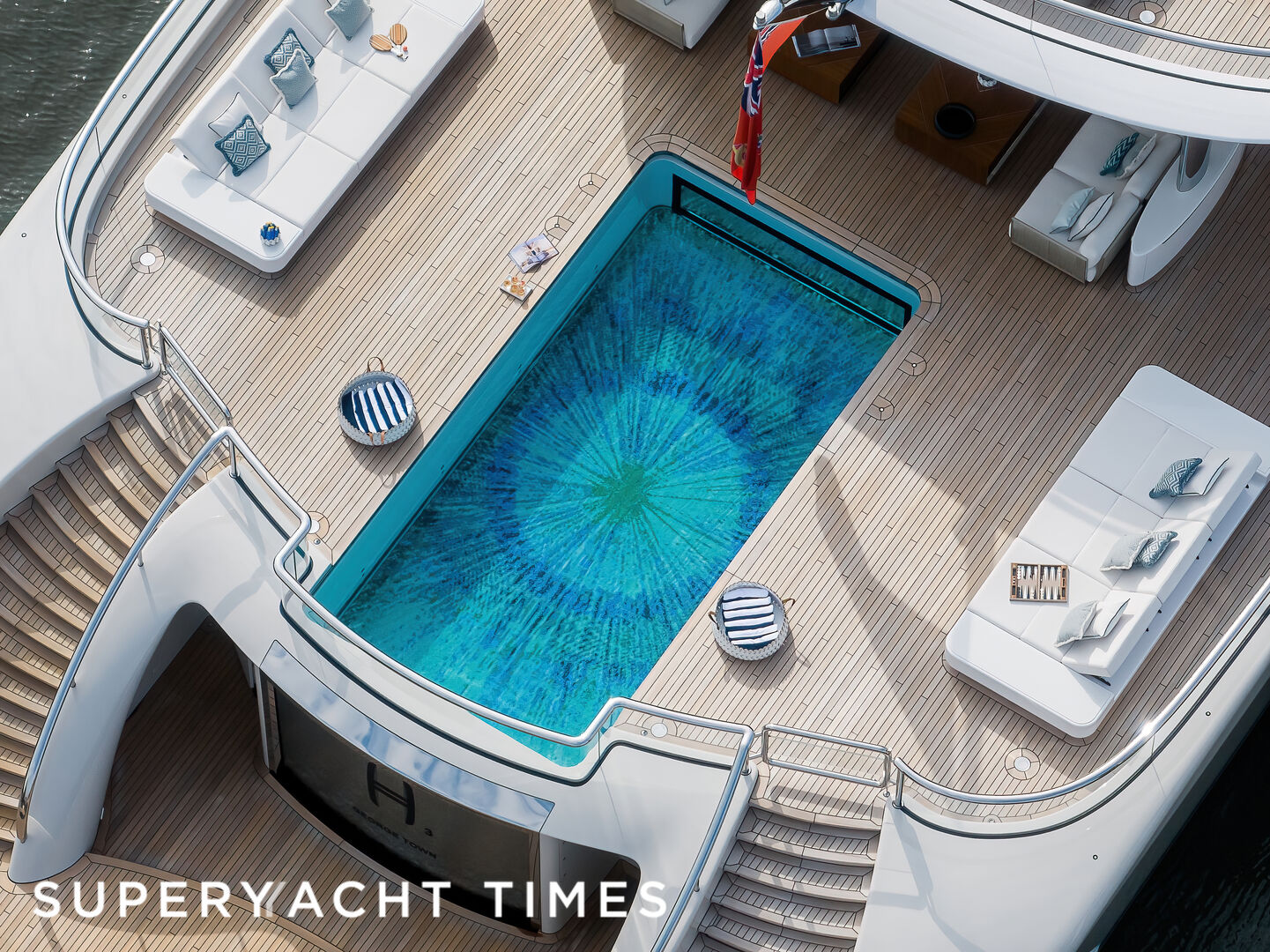 How Seable&Co created a haven of outdoor relaxation onboard 105m ...