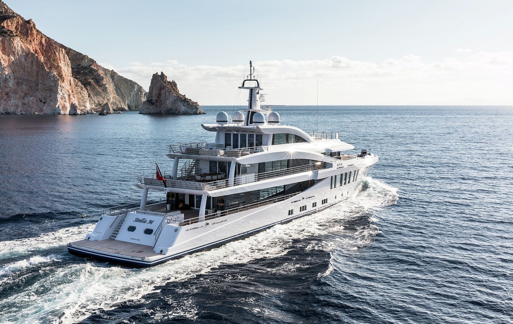 60m Amels superyacht Stella M for sale for the first time