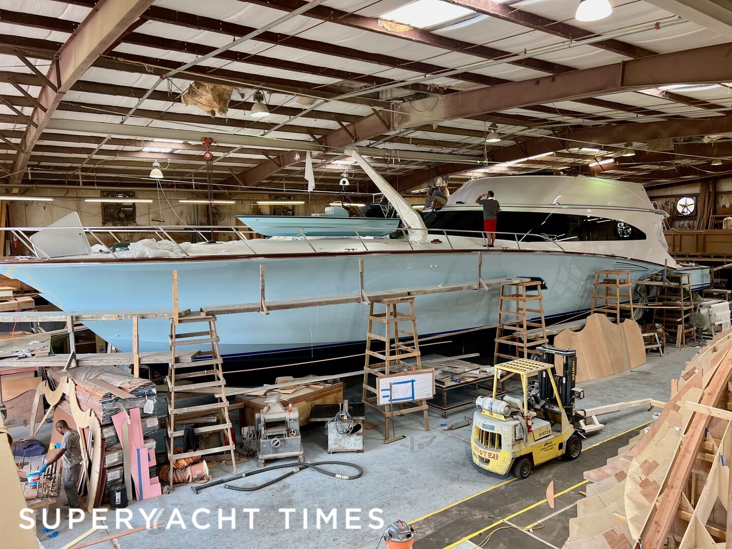 29m Jim Smith sportfisher yacht A Work of Art launched