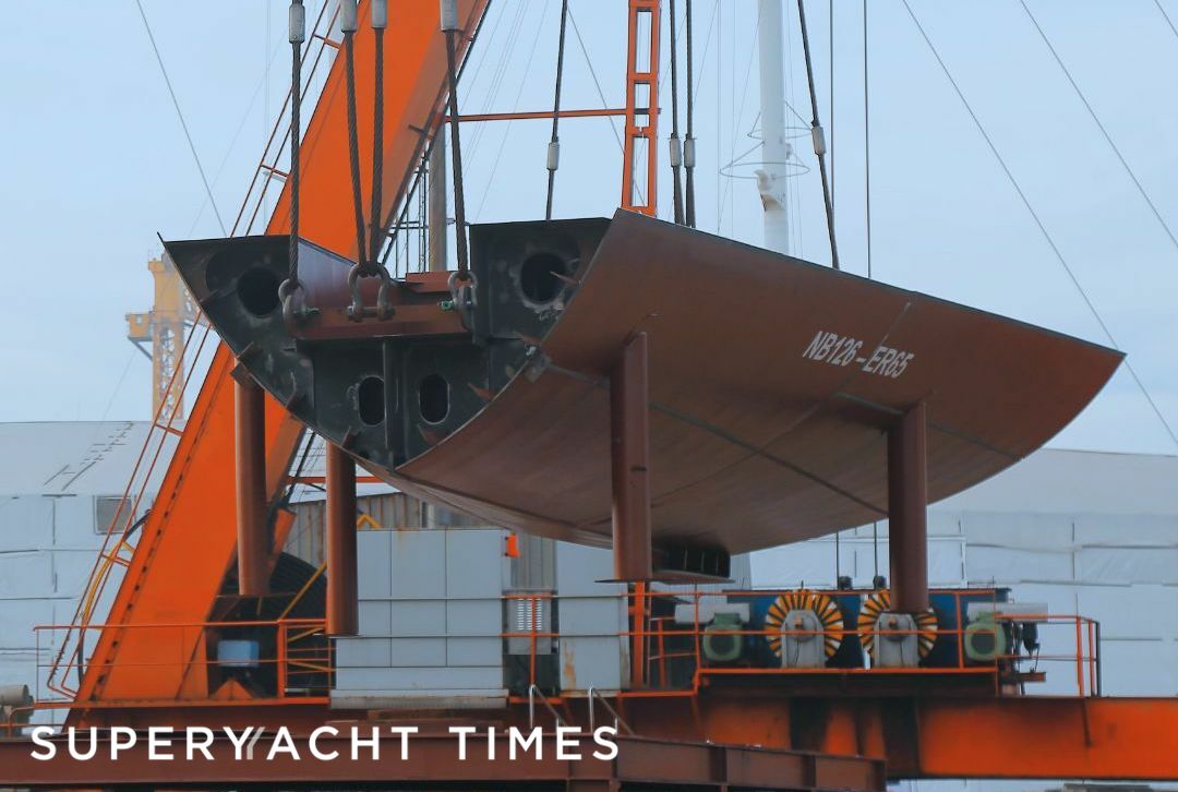 65m RMK Marine flagship superyacht ER65 keel laid