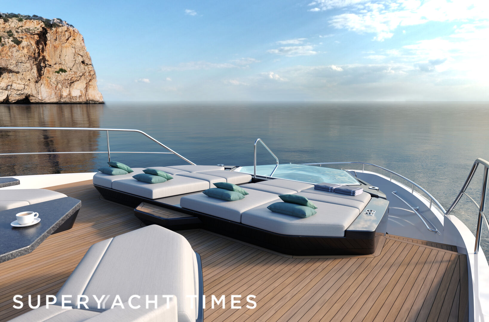 New images unveiled of 37m Sunseeker 120 Yacht model