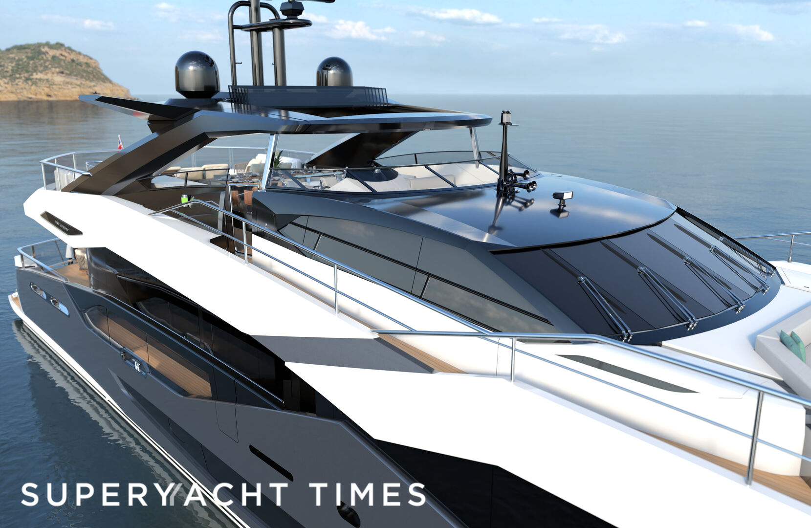 New images unveiled of 37m Sunseeker 120 Yacht model