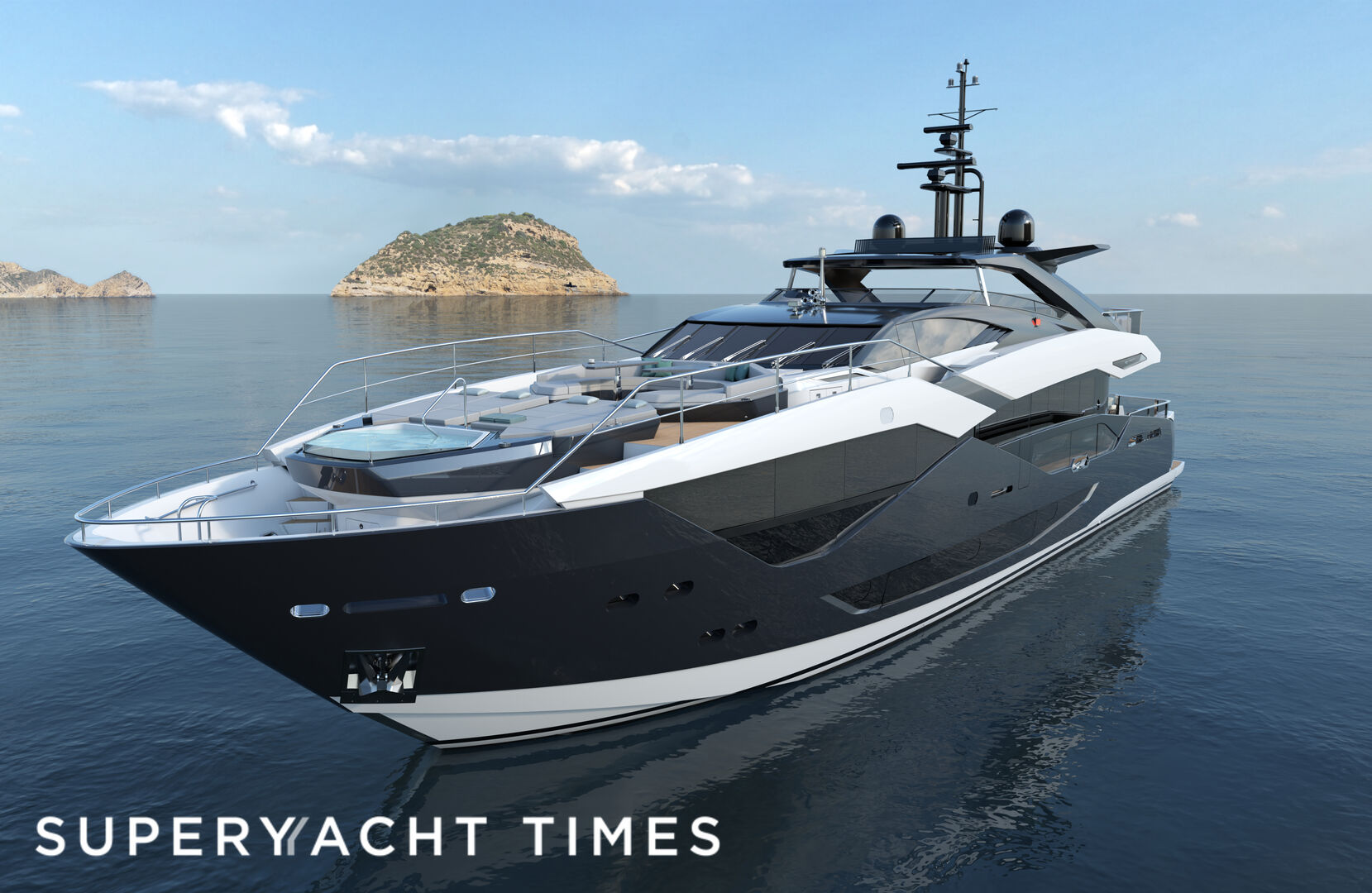 New images unveiled of 37m Sunseeker 120 Yacht model