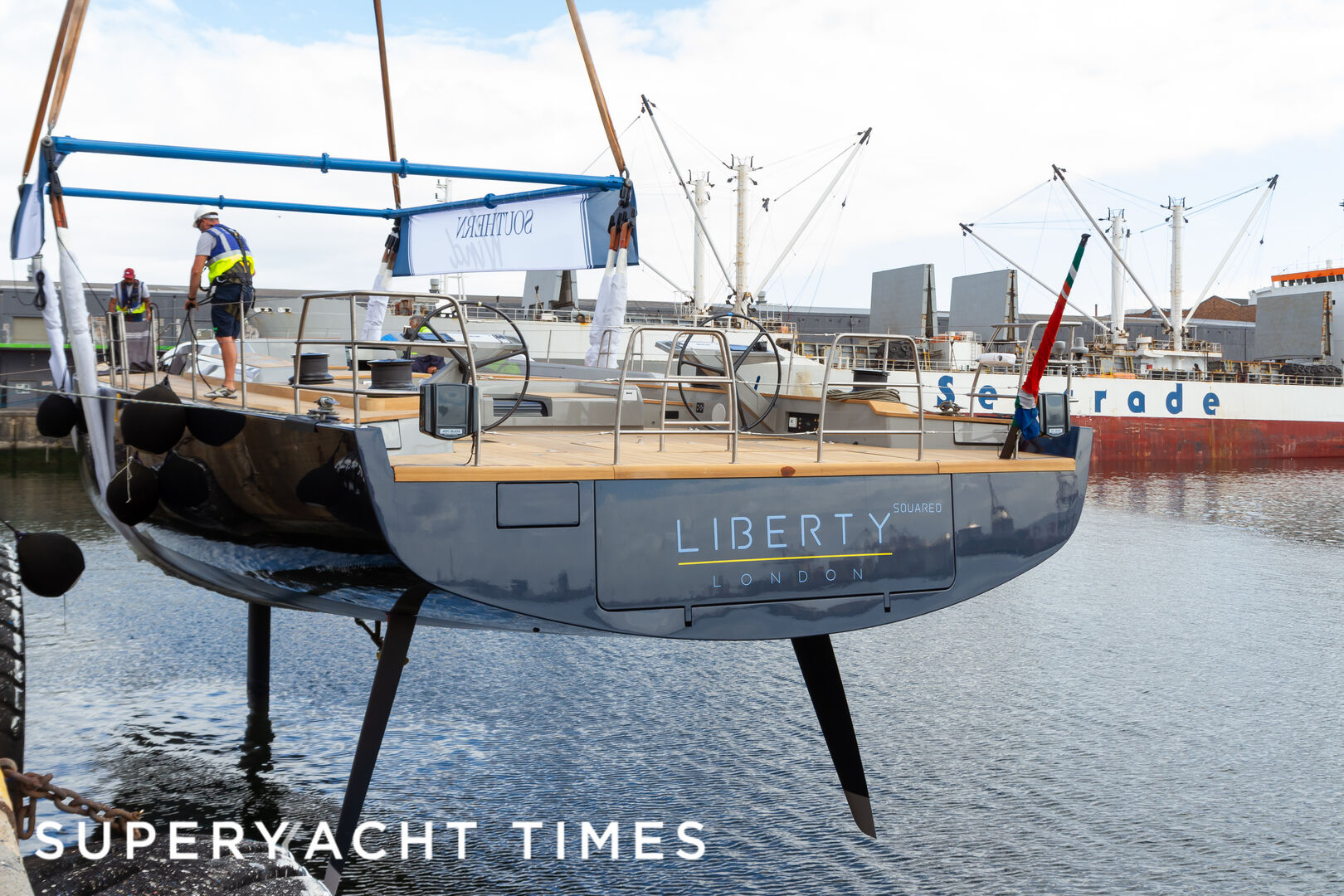 Fifth Southern Wind SW96 sailing yacht Liberty launched