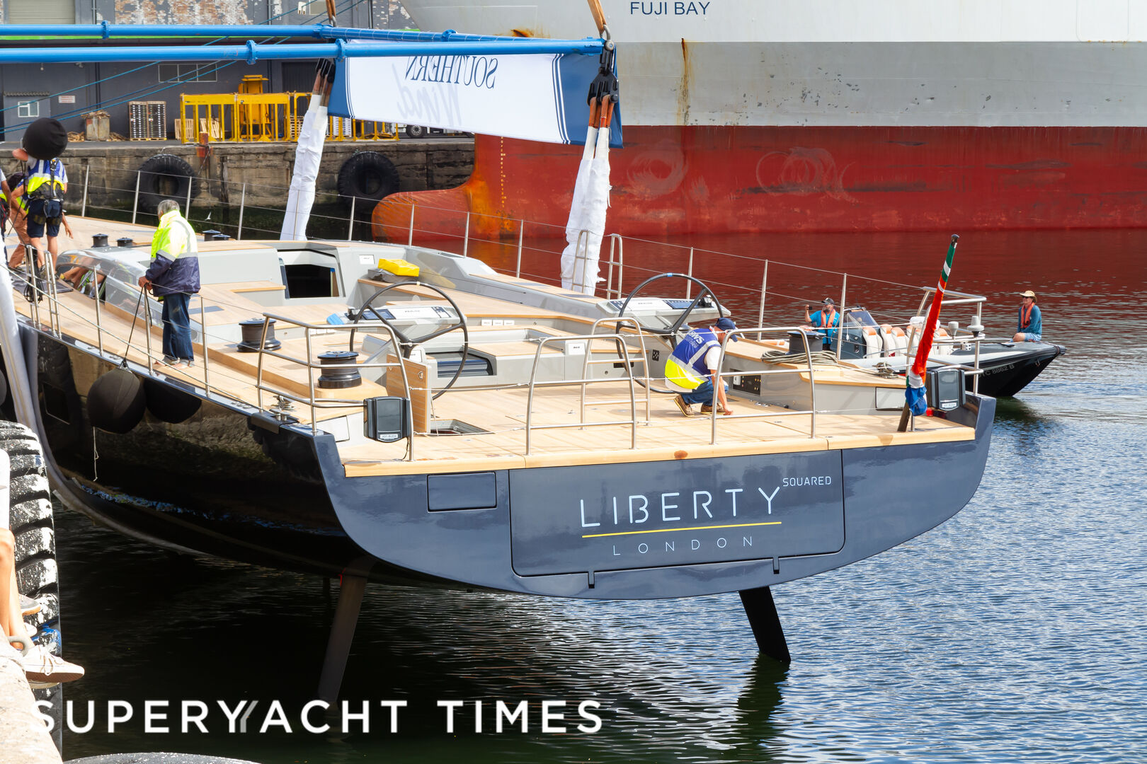 Fifth Southern Wind SW96 sailing yacht Liberty launched