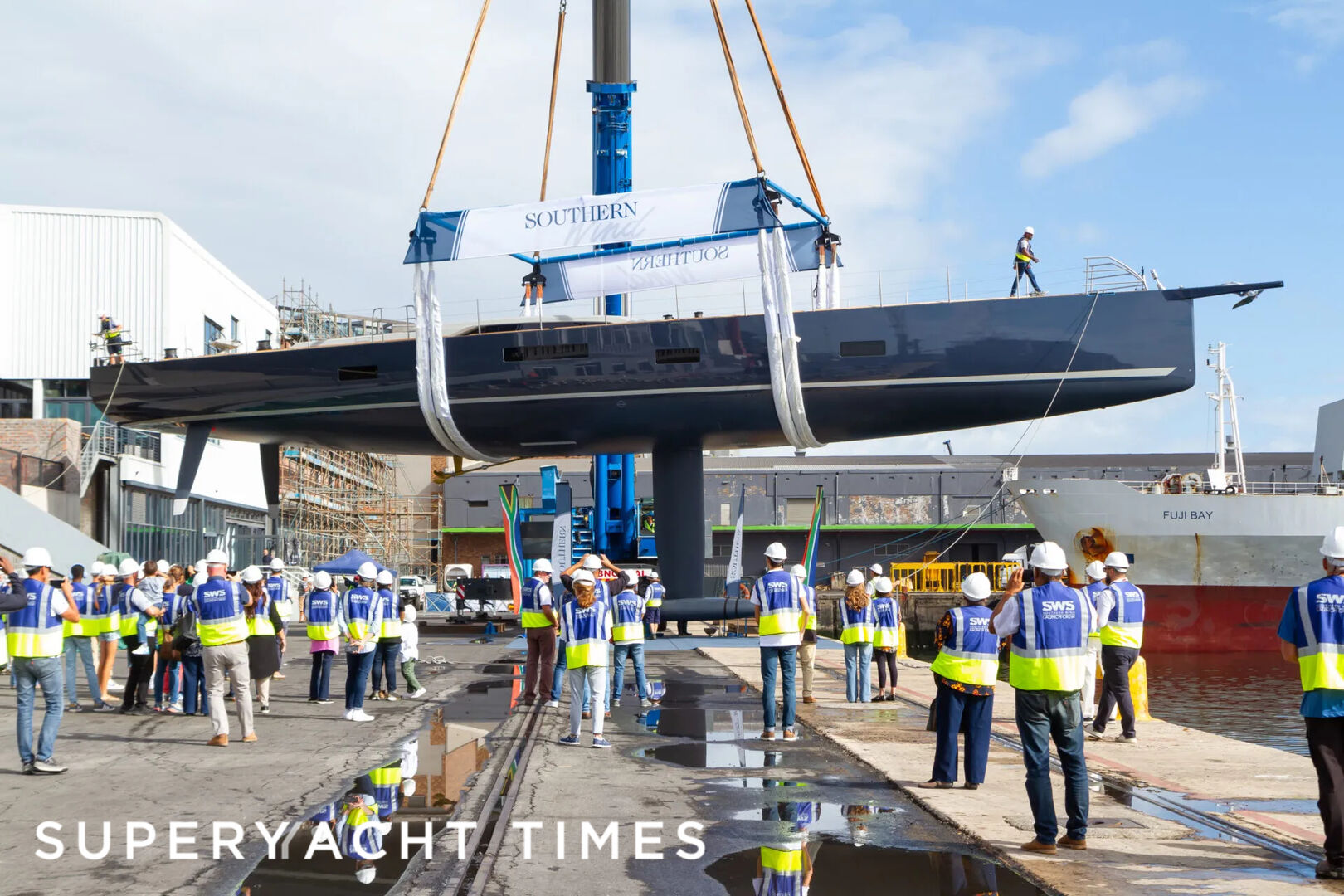 Fifth Southern Wind SW96 sailing yacht Liberty launched