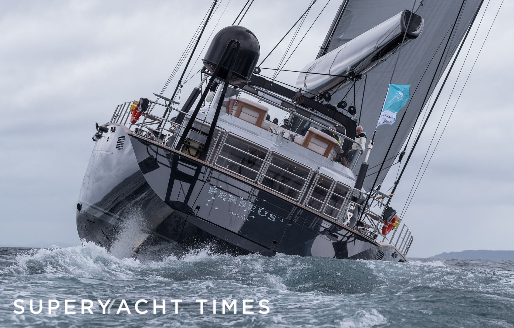 60m superyacht Perseus^3 wins New Zealand Millennium Cup 2024
