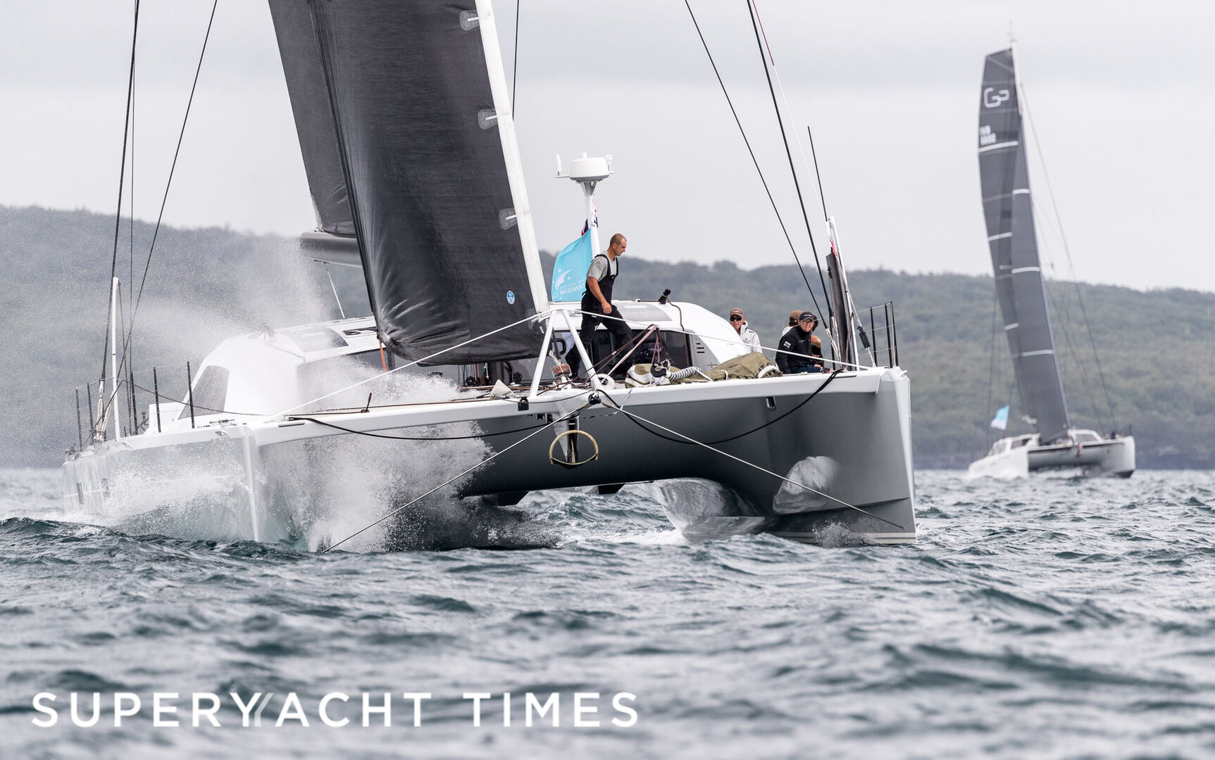 60m superyacht Perseus^3 wins New Zealand Millennium Cup 2024