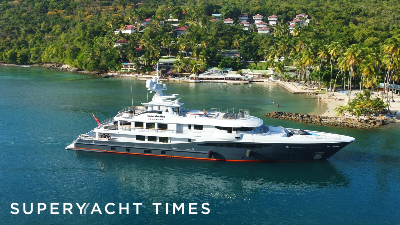 Amels superyacht Gene Machine in Saint Lucia