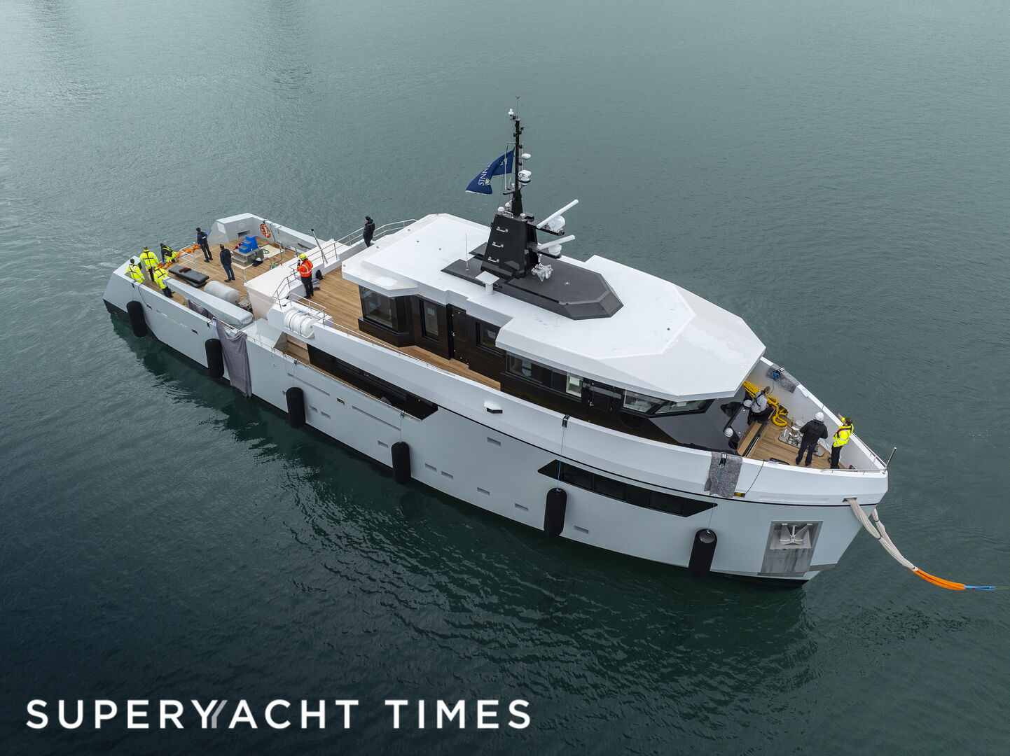 35m Pendennis motor yacht Project Fox launched