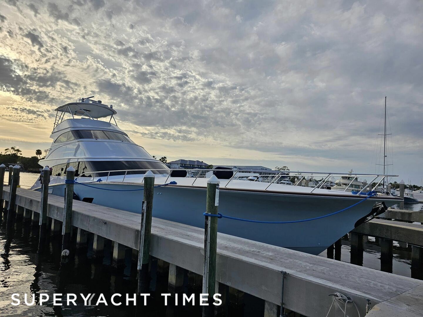 29m Jim Smith sportfisher yacht A Work of Art launched