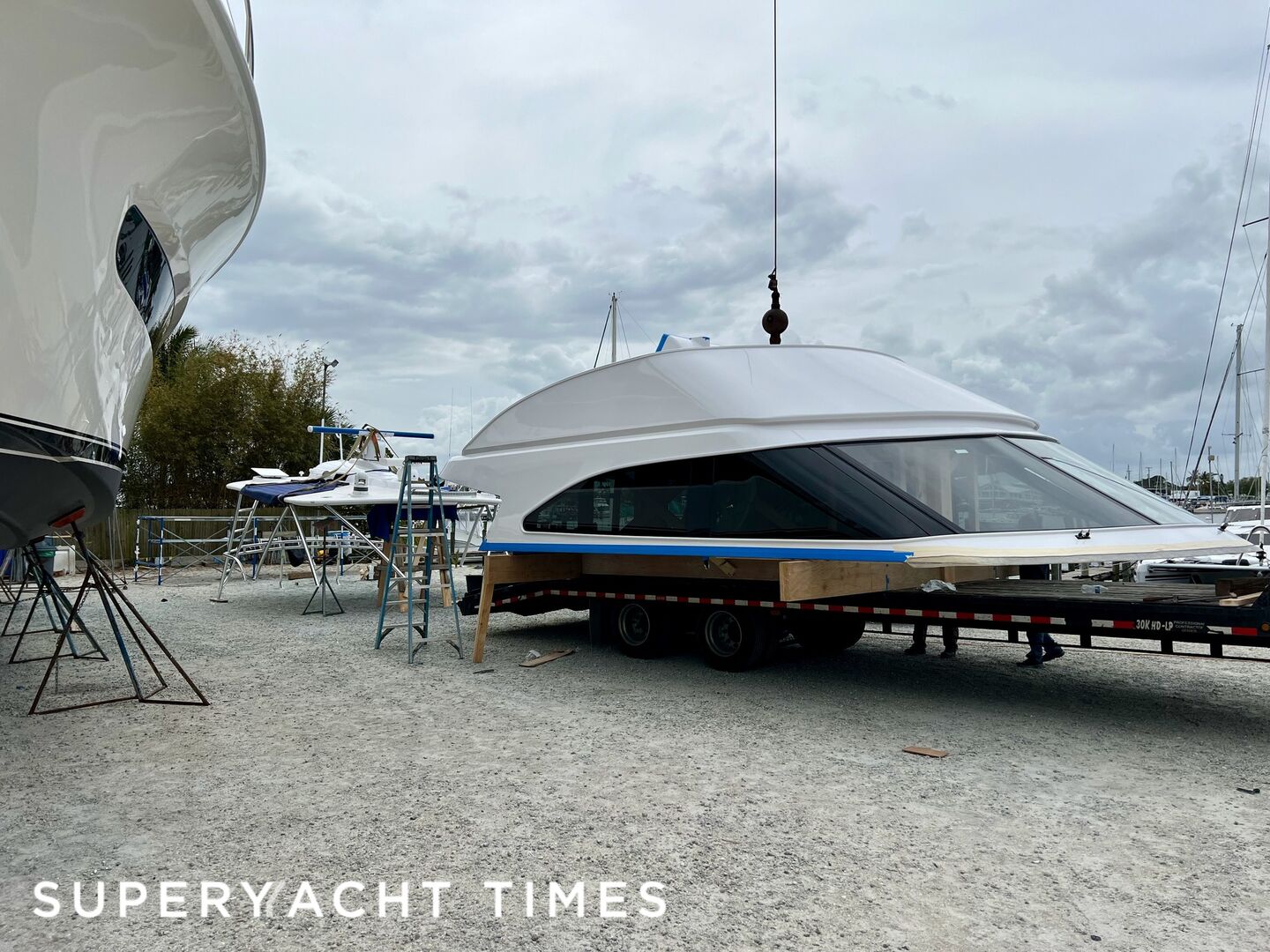 29m Jim Smith sportfisher yacht A Work of Art launched