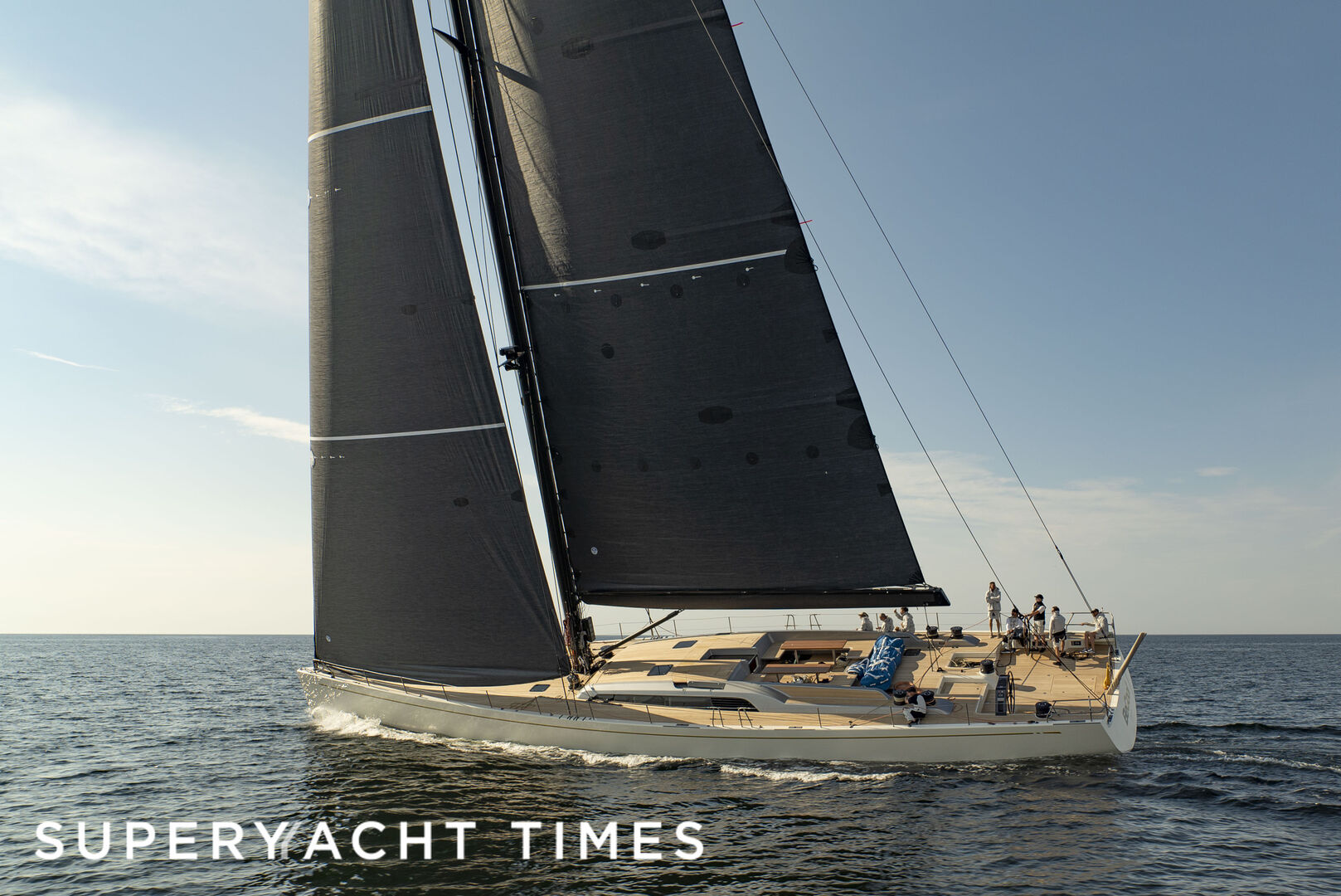 31m Nautor Swan sailing yacht BeCool sold and renamed Honey Ryder