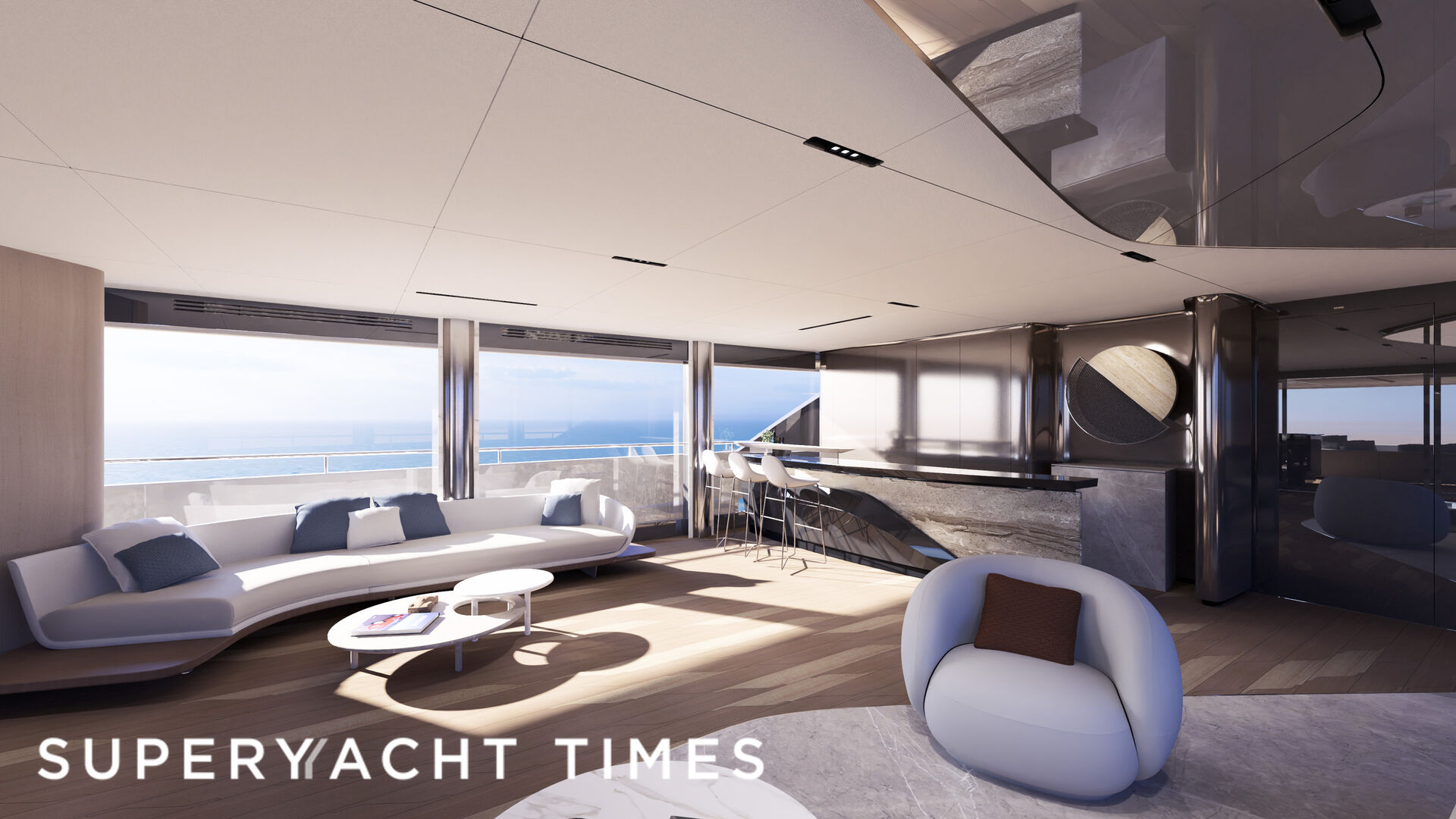 First look at the interiors of Rossinavi’s Nolimits superyacht brand