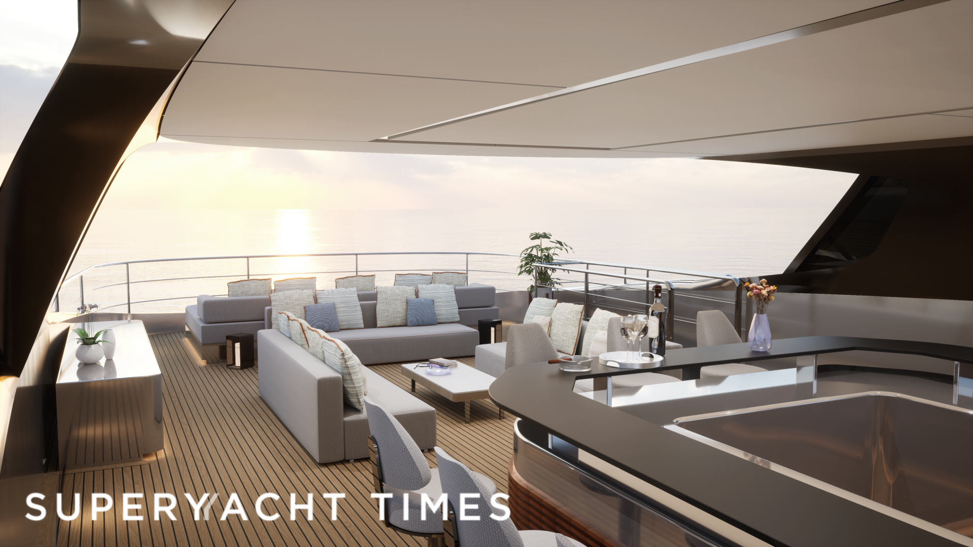 First look at the interiors of Rossinavi’s Nolimits superyacht brand