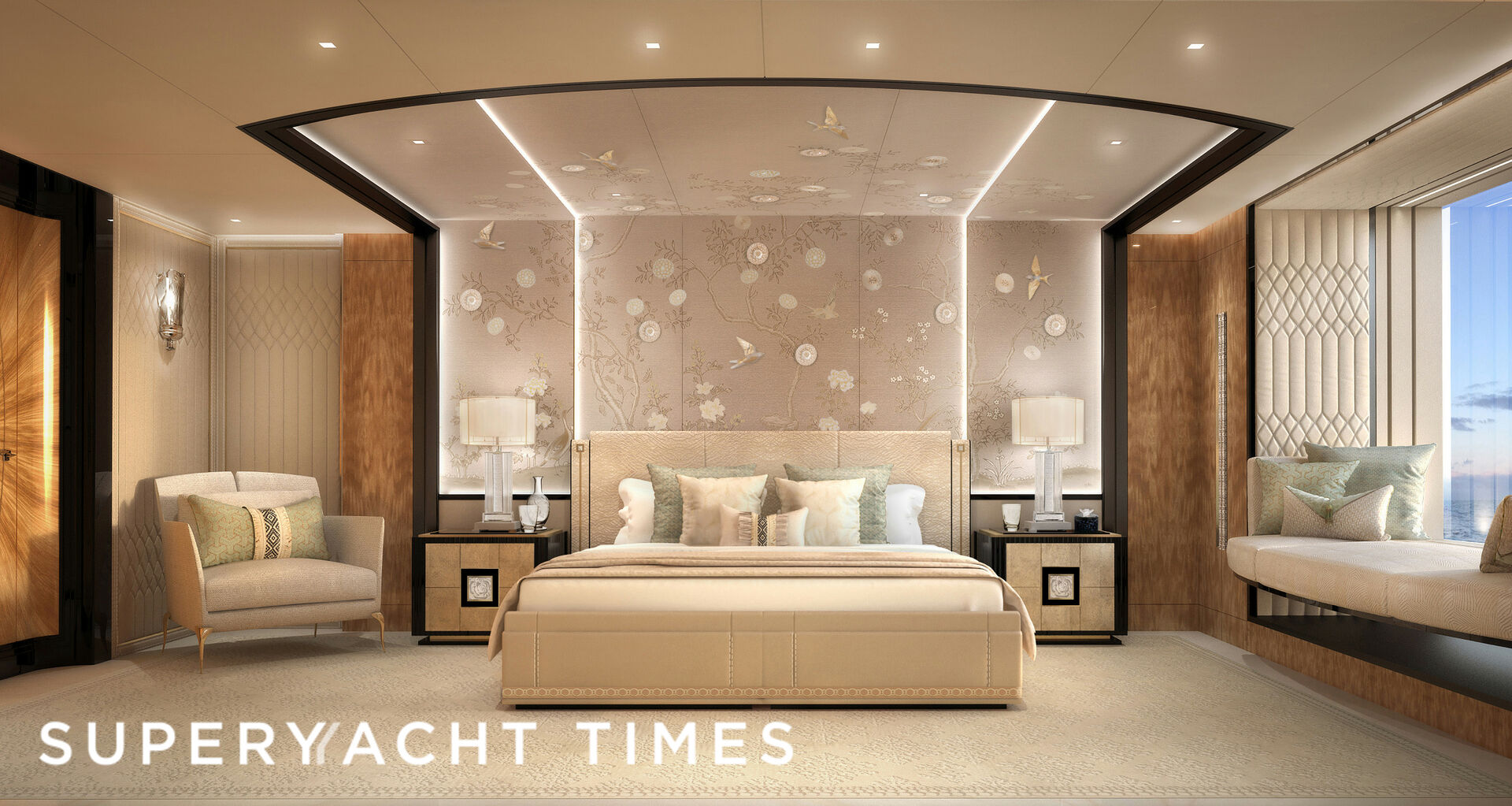 New interior images of 122m Lürssen superyacht Kismet revealed