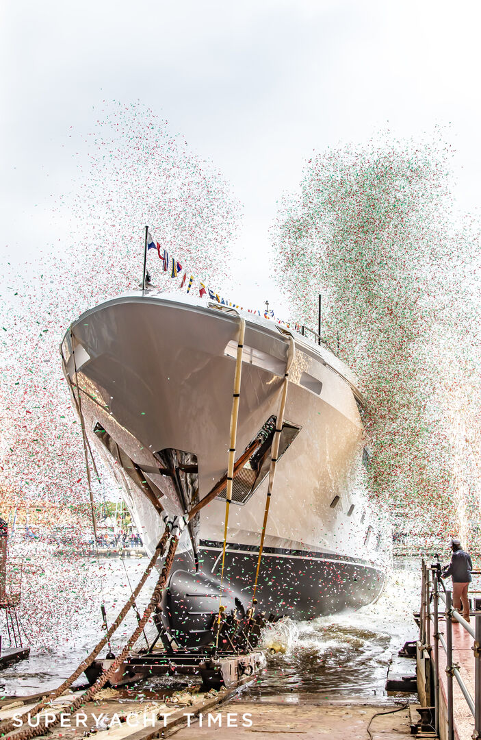 44m Benetti Diamond 44 superyacht Papa Joe launched