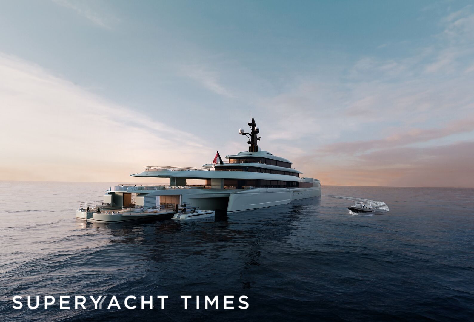 Spear: The 140m trimaran yacht concept by T. Fotiadis Design & Lateral ...