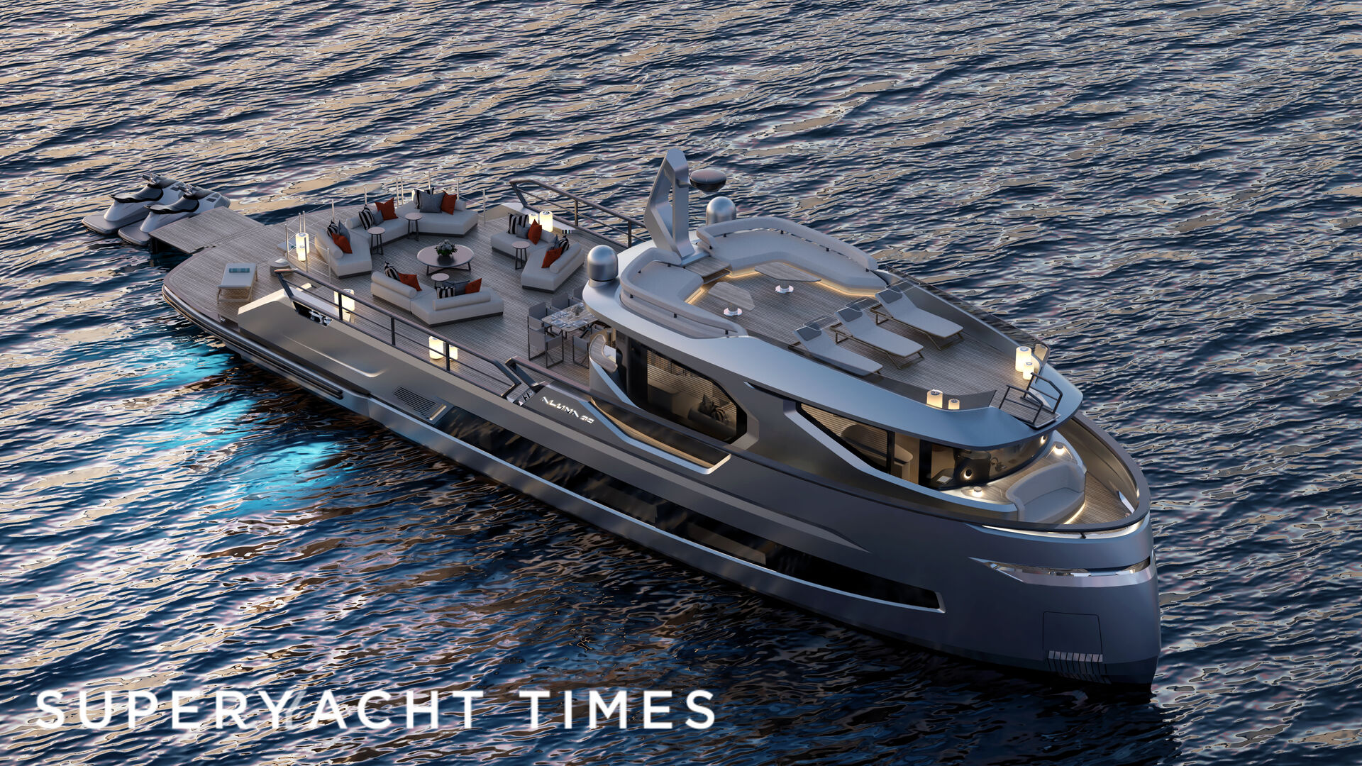 Red Yacht Design and FDC Yachts unveil the Aluna 92 yacht concept with ...