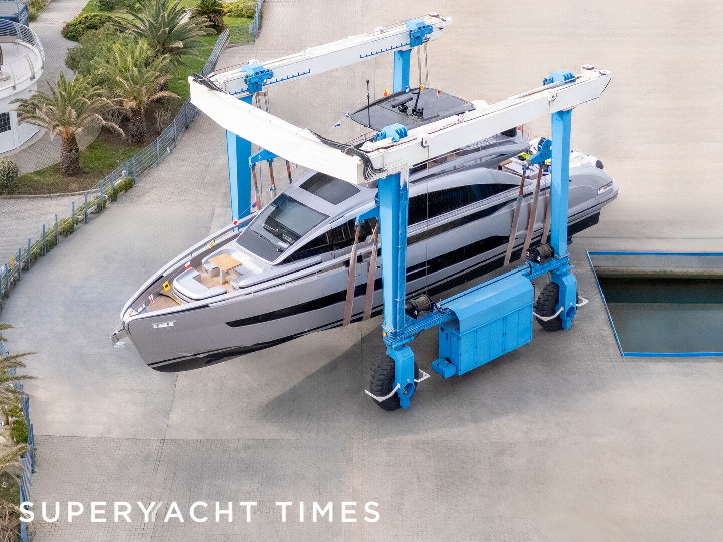First 24m Pershing GTX80 yacht launched
