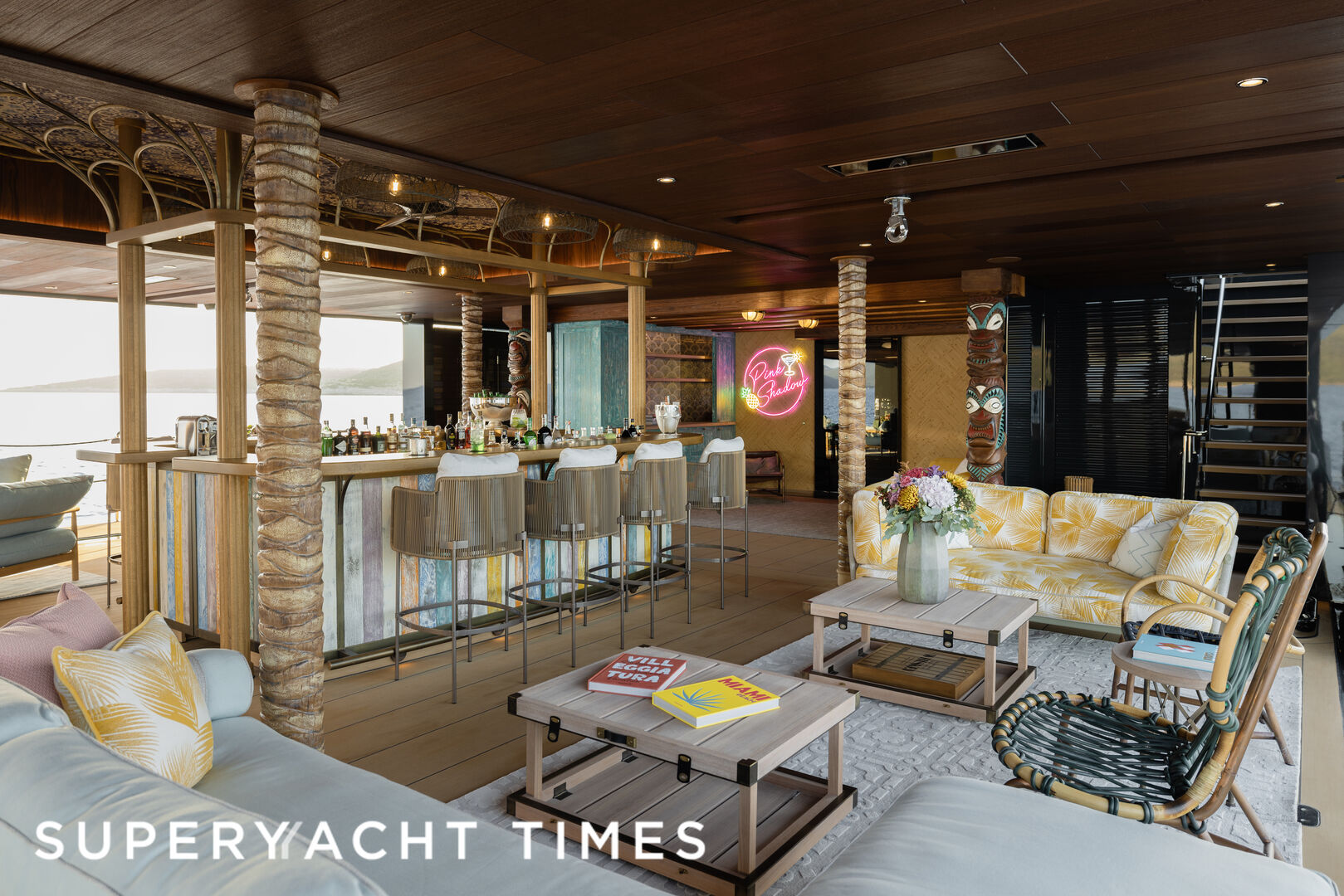 Pink Shadow: Exploring the 58m Damen Yachting superyacht's playful ...