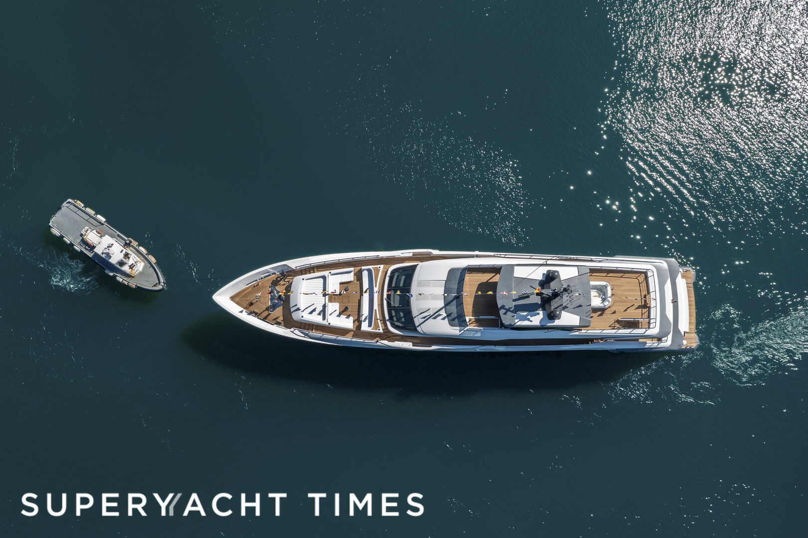 Video: Fourth 43m Custom Line 140 motor yacht launched