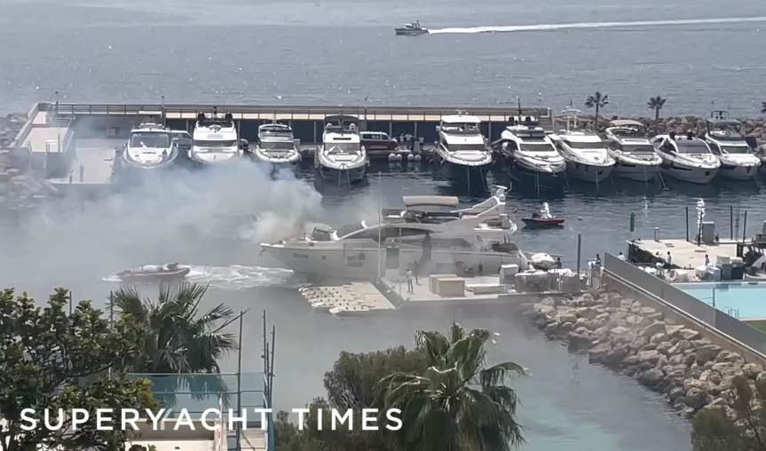 Explosion and fire onboard 23m Pearl yacht Tomi in Mallorca