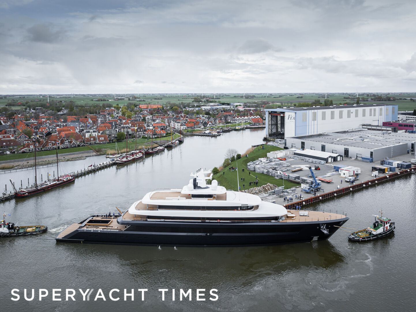 In Pictures: 92m Hybrid Electric Feadship 1012 superyacht launched