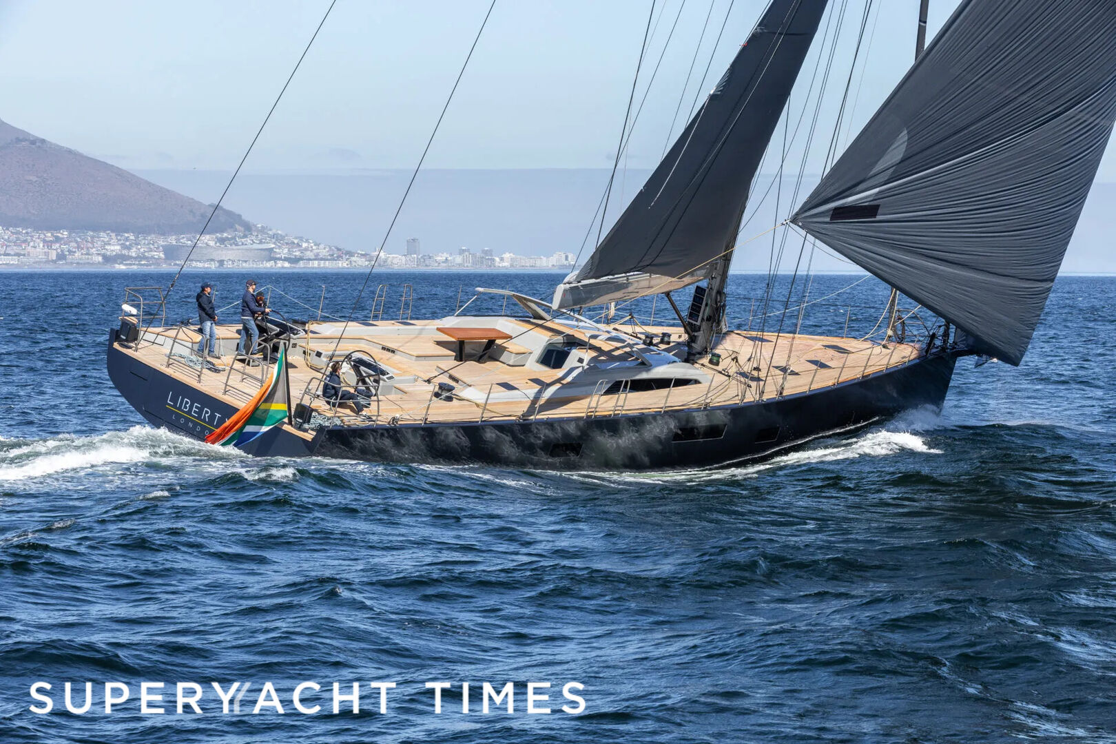 31m Southern Wind sailing yacht Liberty delivered