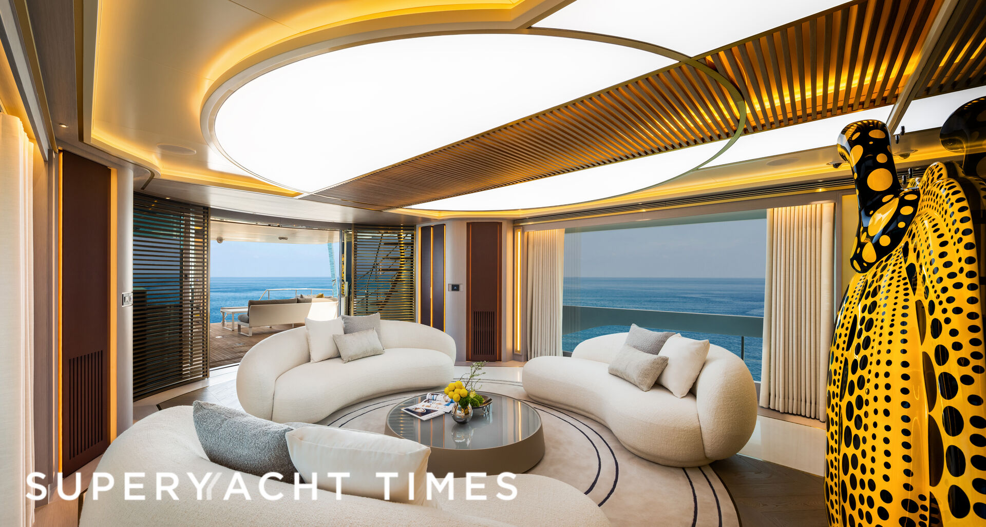 Introducing the first 33m Horizon FD108 motor yacht Ocean Lily