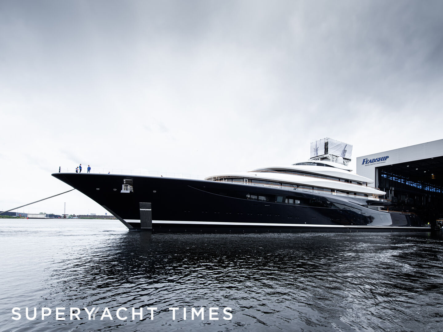 Feadship 821: 119m hydrogen fuel-cell yacht launched