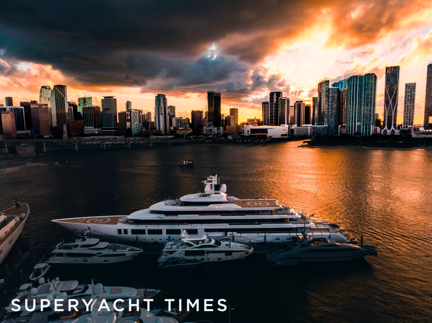 117m Oceanco superyacht Infinity in Miami