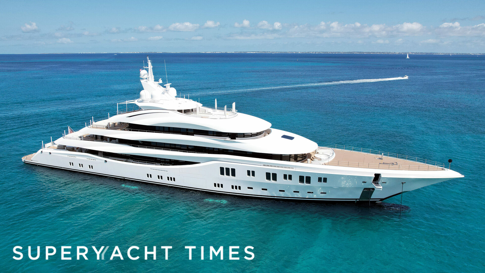 Lürssen superyacht Lady Lara in the Caribbean