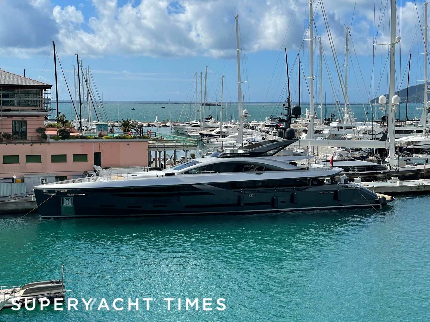 50m Rossinavi yacht Flying Dagger III in La Spezia