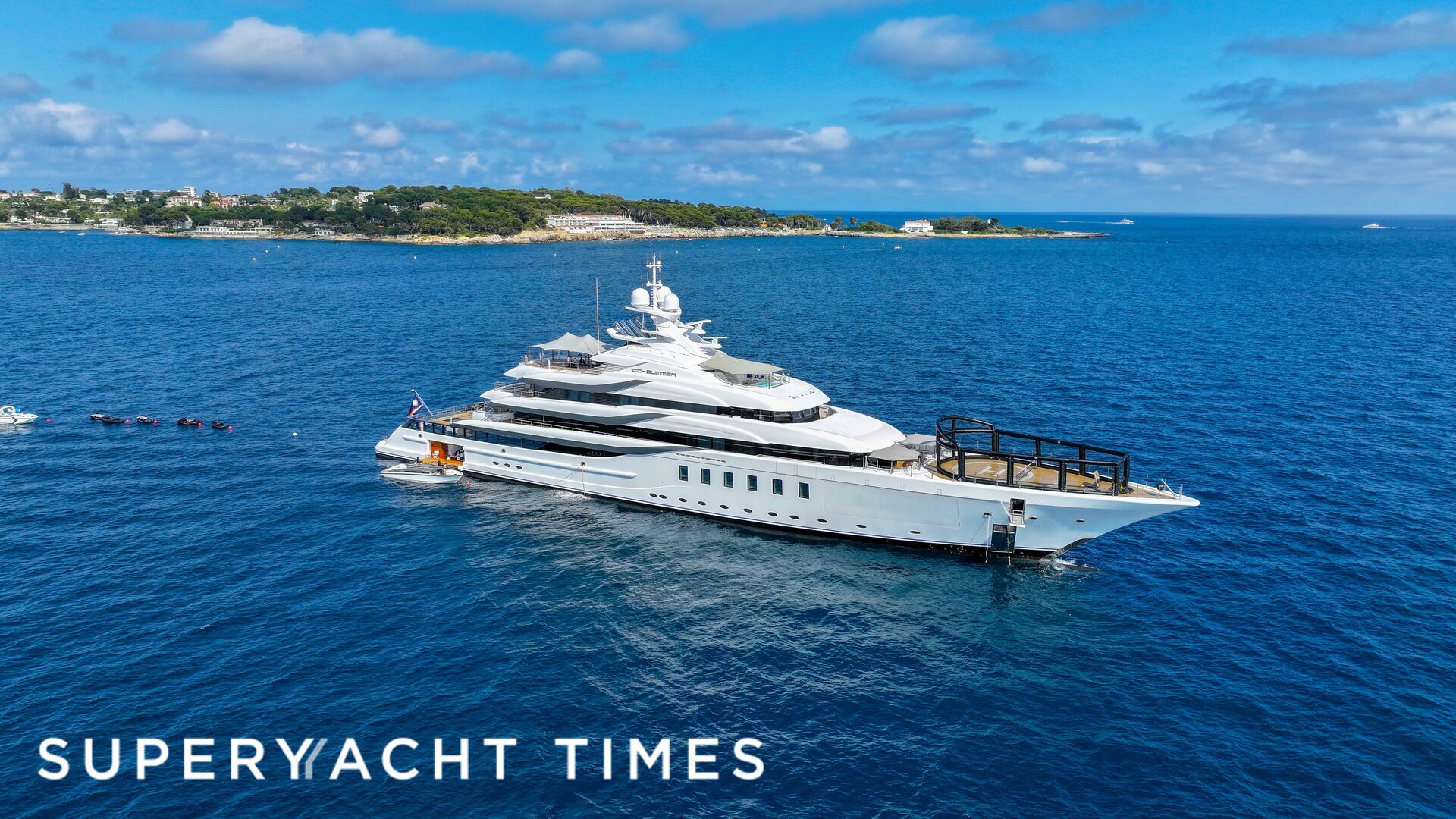 95m Lürssen superyacht CC-Summer in Antibes
