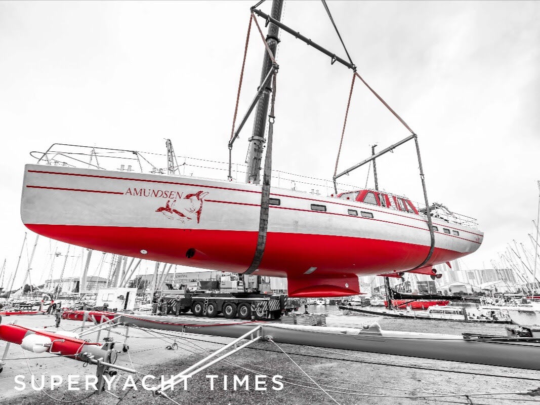Second 24m KM Yachtbuilders Pelagic 77 sailing yacht Amundsen launched