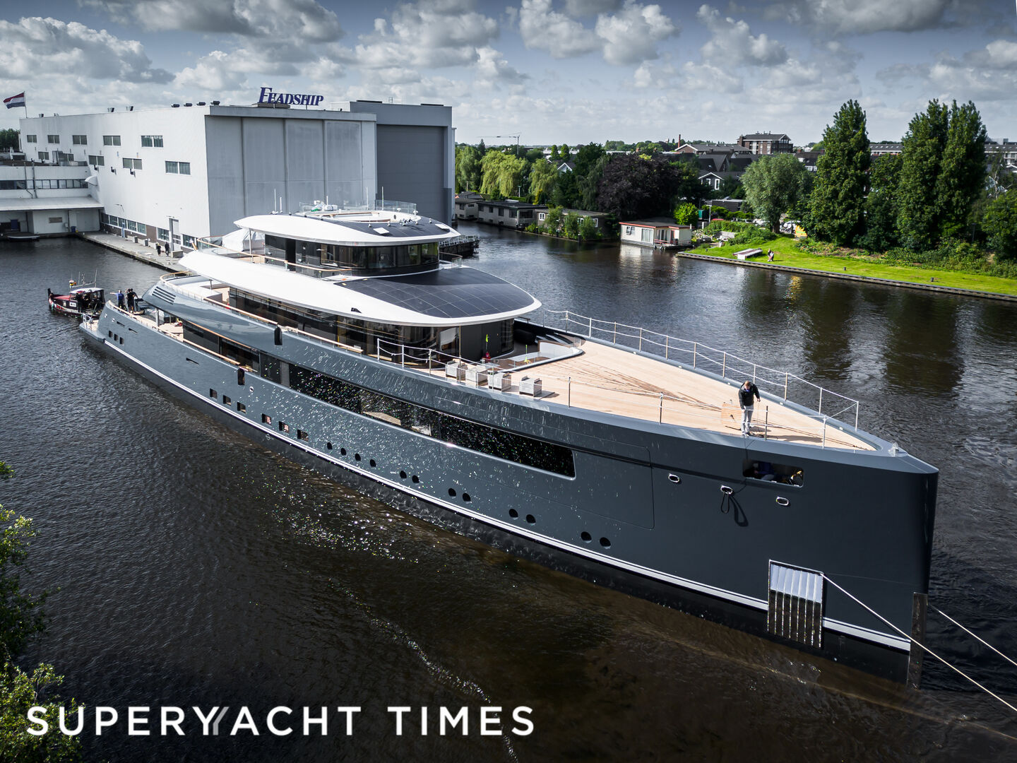 Project 713: Feadship launches its first solar-powered superyacht