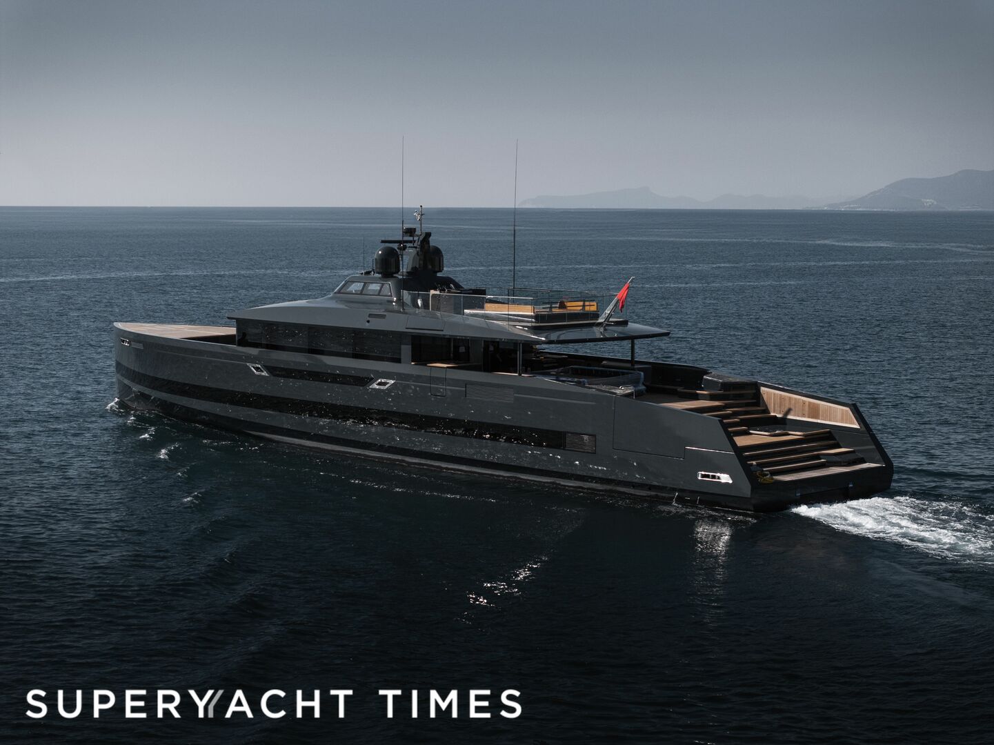 45m Alia superyacht San completes sea trials