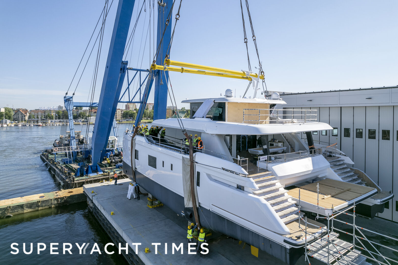 Second 30m 100 Sunreef Power catamaran yacht launched