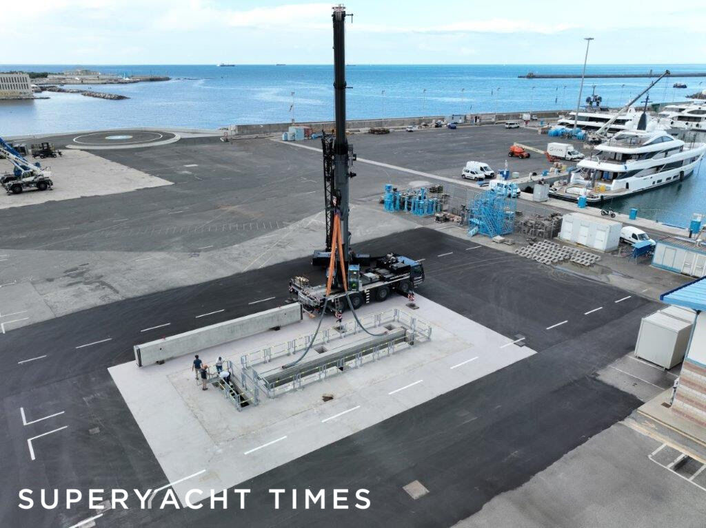 Lusben completes new canting keel inspection pit for sailboats up to 70m