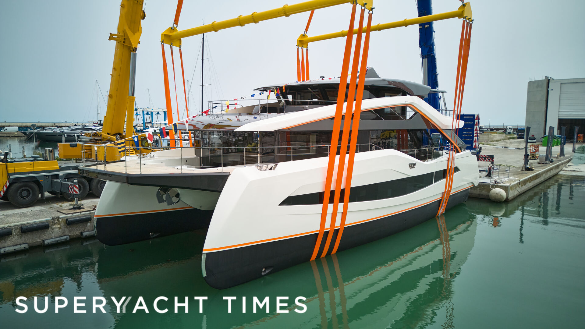 Second hybrid WiderCat 92 catamaran yacht Atali launched
