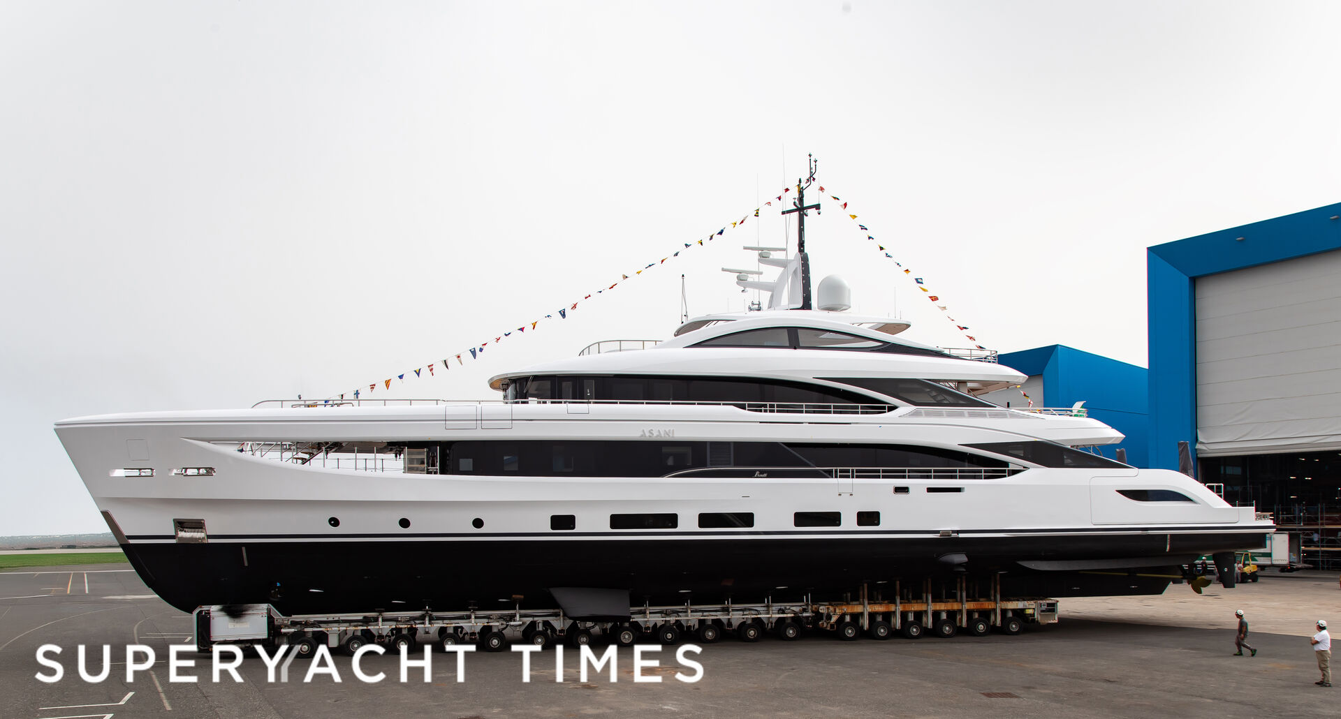 50m Benetti B.Now superyacht Asani launched