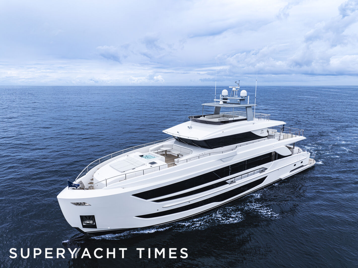Sixth 34m Horizon FD110 motor yacht launched