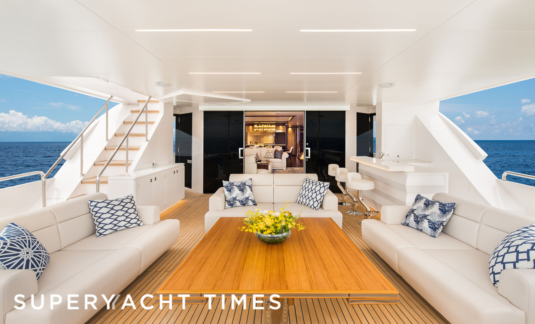 Sixth 34m Horizon FD110 motor yacht launched