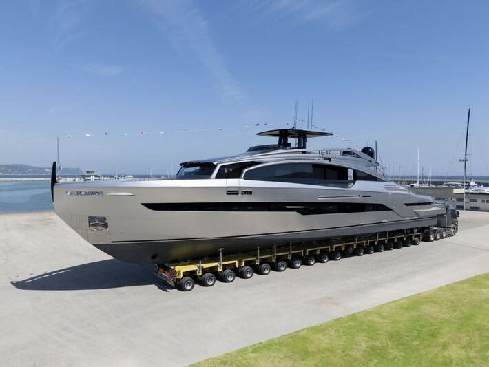 Fourth 35m Pershing GTX116 yacht launched